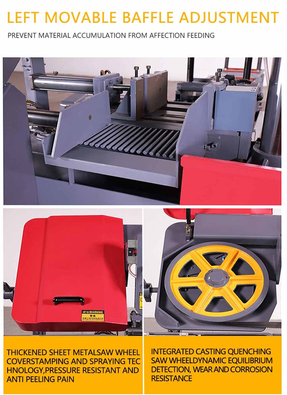 FULLY AUTOMATIC BAND SAW MACHINE GOZ-330 - Chinese machine tools